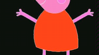 用cad画得一只耳小猪佩奇,哈哈哈。太丑了