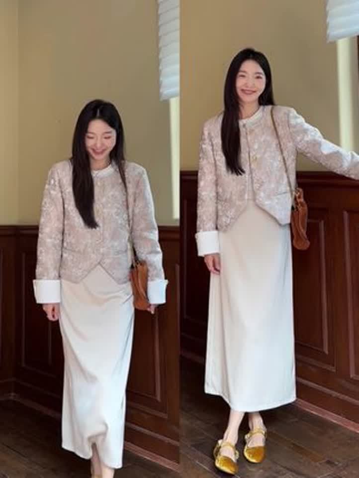 小香羽绒服好显贵气#穿搭