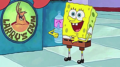 海绵宝宝动画片:海绵宝宝蟹老板说, 海绵仔也可以练肌肉变得非常壮