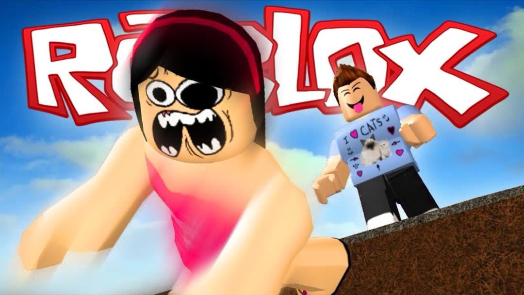 Roblox空岛战争模拟器!不小心从万米高空坠落!