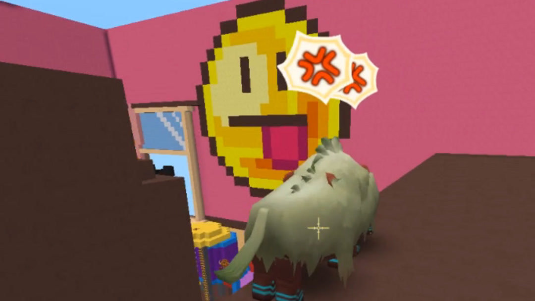 迷你世界 还没过瘾呢 就被野人给瞄上了