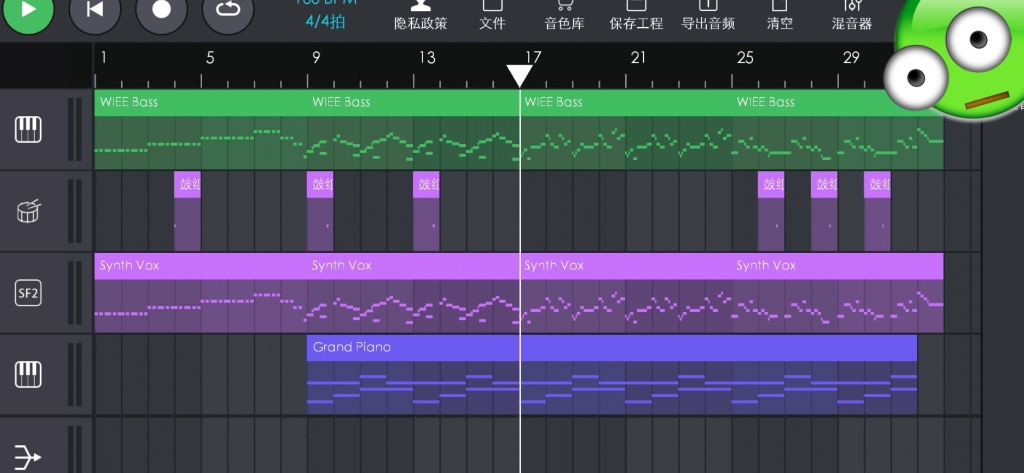 记录美好…这个自带的midi文件真好听