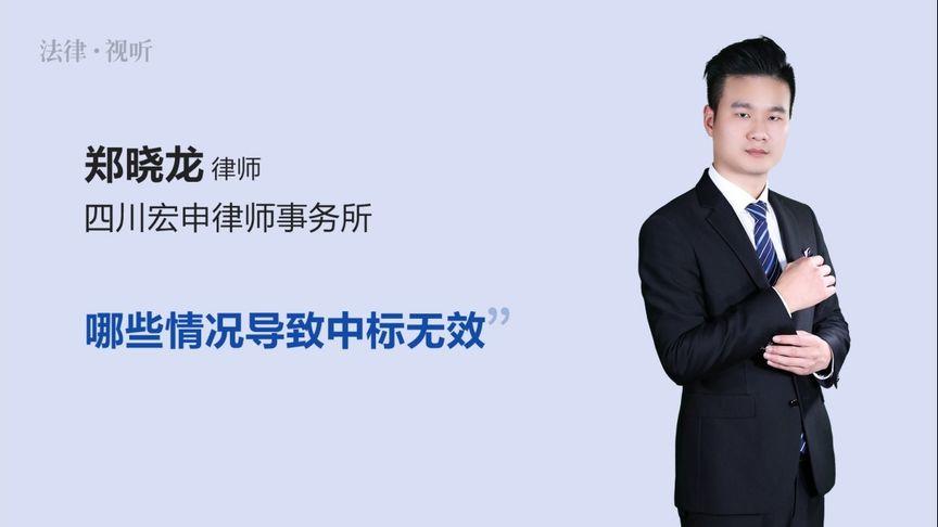 哪些情况导致中标无效