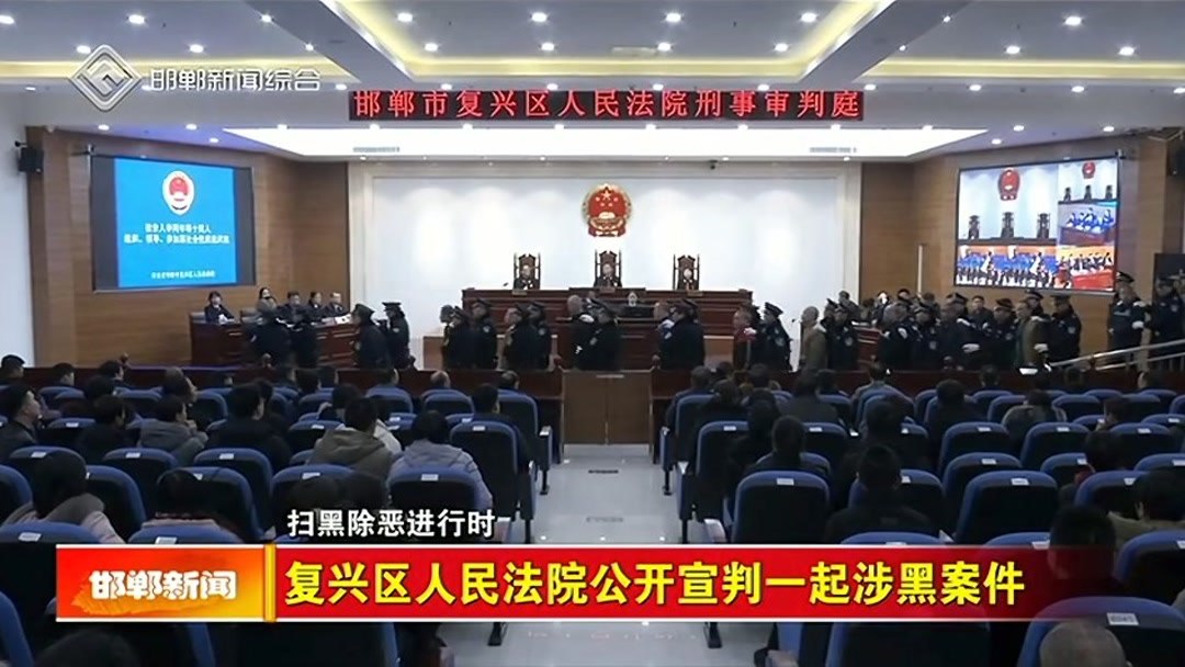 复兴区人民法院公开宣判一起涉黑案件