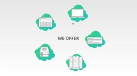 AE模板-互联网机房网络安全MG动画 Secure Hosting Explainer