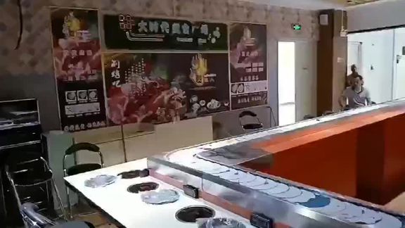 【睿控机械】口型涮烤一体式设备,安装调试完成。