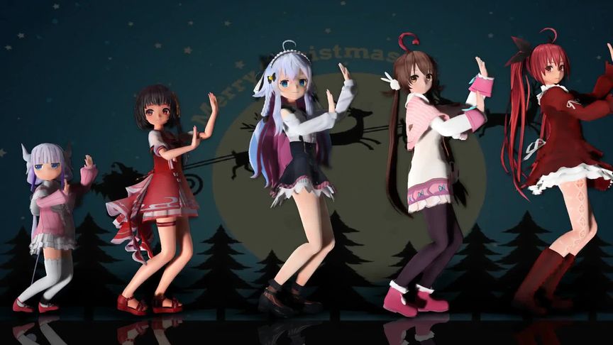 【mmd动画】新科娘和狗妈,舞蹈白金disco