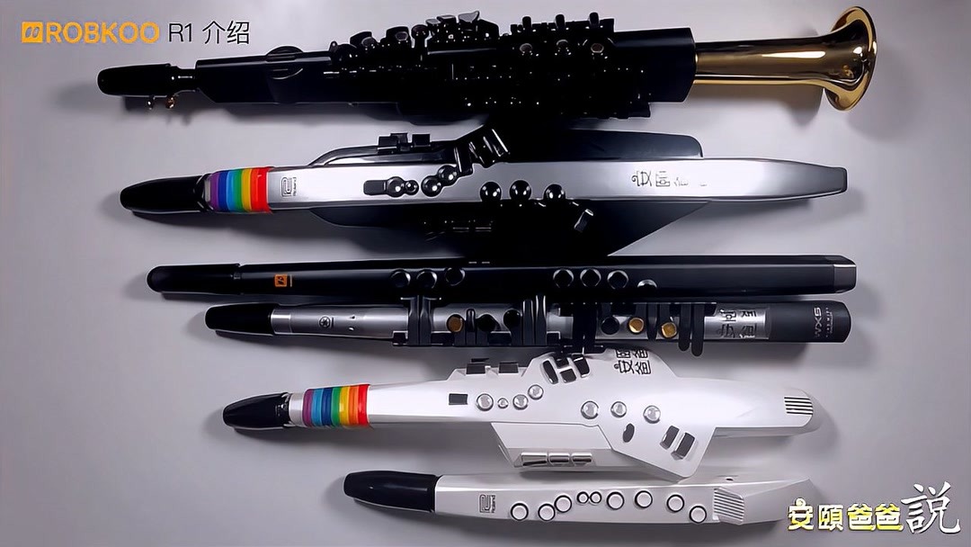 几款电吹管的长度和重量对比 R1电吹管介绍2「安颐爸爸说」