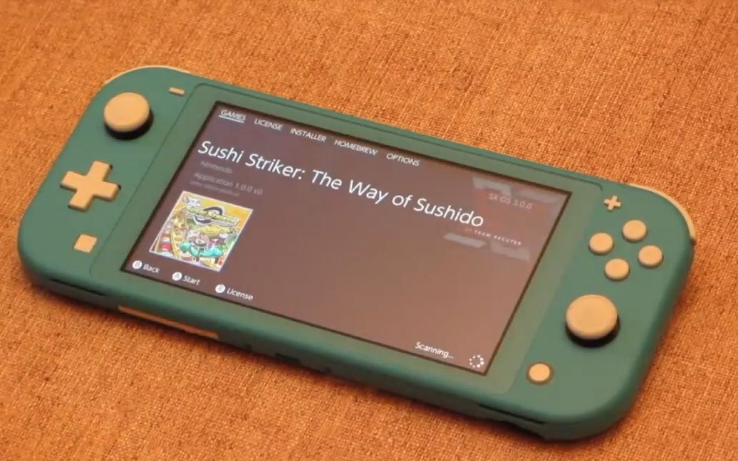 NSL即将告破?国外TX小组公布最新任天堂Switch Lite自制系统运行视频