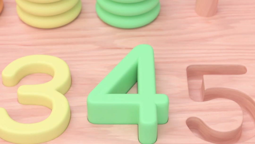 数字颜色,早教动画(二)