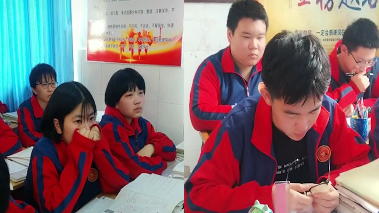 超感动!老师组织家长偷录视频为高三学生打气,同学看后瞬间泪目