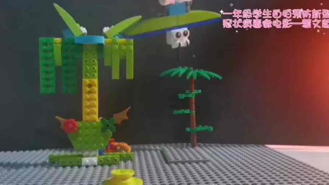 孩子自己动手做的抗击新型冠状病毒小宣传作品