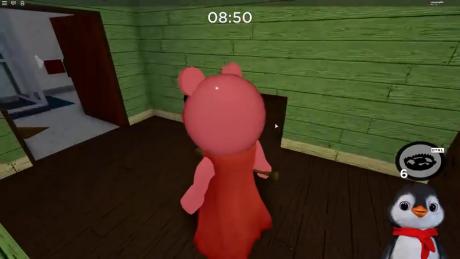 Roblox小猪模拟器!变成一只猪!开始狩猎小伙伴!面面解说