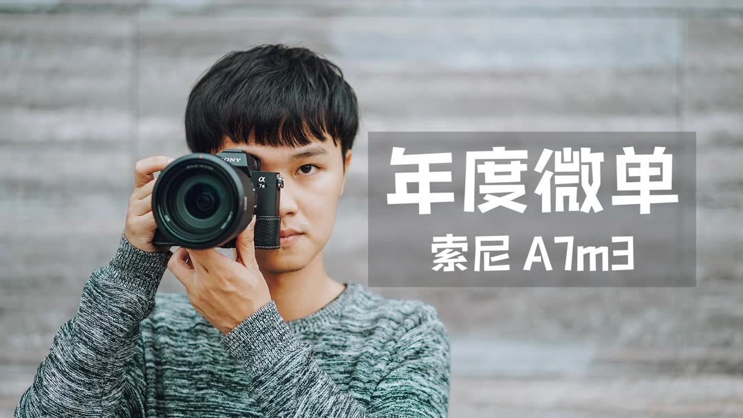 2018 年度最佳微单相机?索尼 A7M3