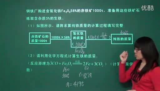 初中化学 根据化学反应方程式的计算109