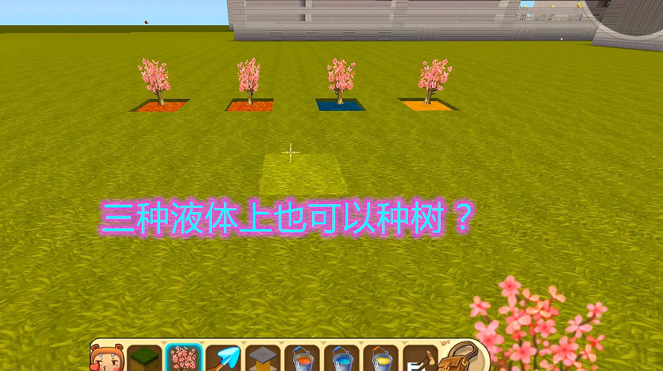 迷你小教程 岩浆上也能种树 不会的小伙伴们快来
