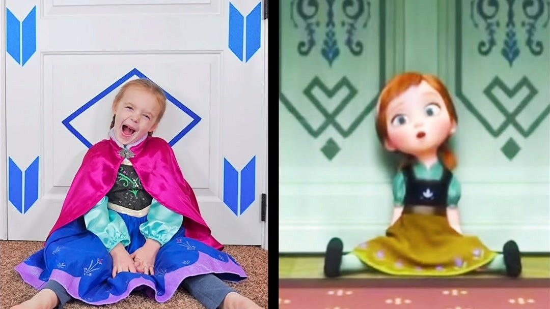 冰雪奇缘:真人版艾莎公主和安娜公主