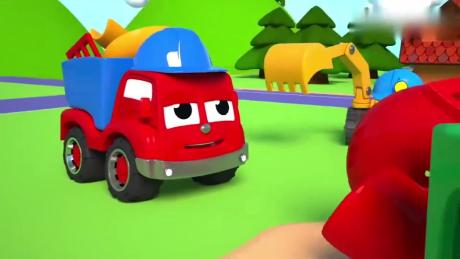 工程车四兄弟 动漫,宝宝爱看的益智动画片,快收藏起来吧