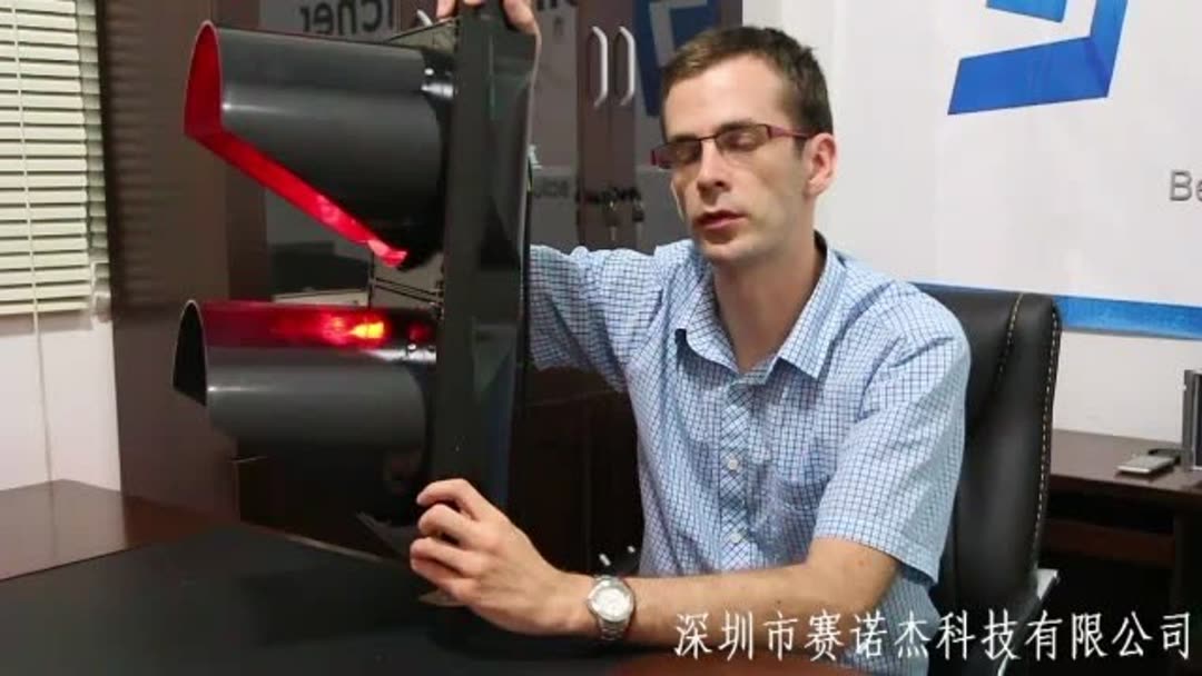 200mm红绿动态人行灯视频