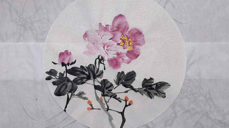 轻松画国画,写意牡丹