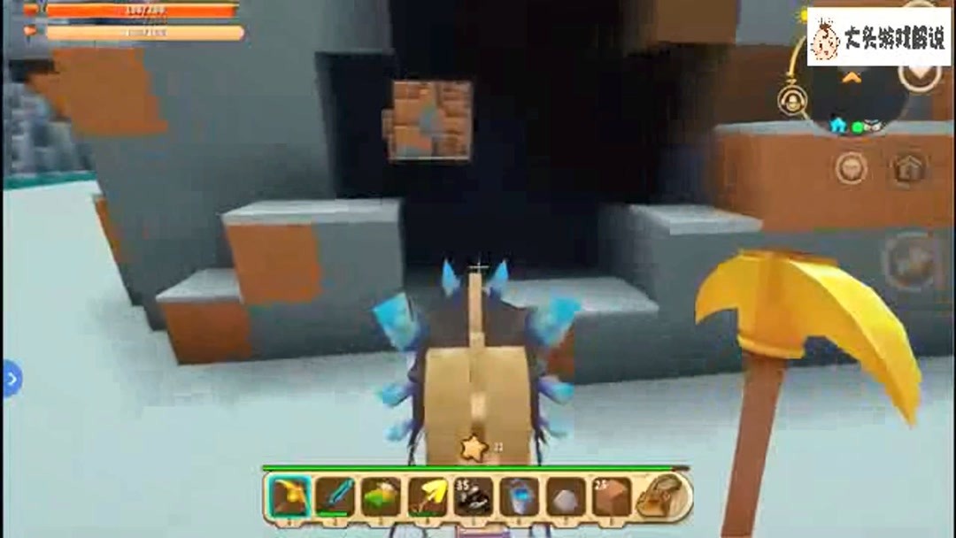 迷你世界:建房子大赛来袭,这是冰砖和白杨木之间的较量啊!