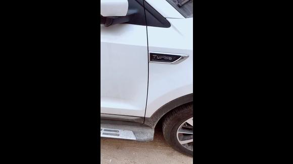 涡轮增压标记,设计的很时尚很有运动范【来自懂车帝车友圈】