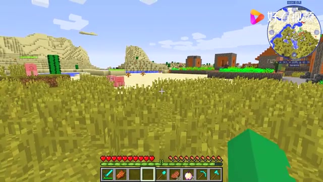 游游解说我的世界:小游挖岩浆,制作黑曜石装备?