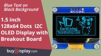 树莓派1.5英寸OLED显示模块128x64像素 带有Arduino库 教程