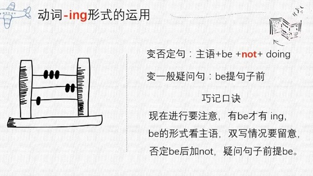 现在进行时 微课堂