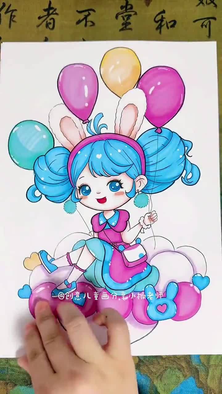 超甜超可爱的甜品主题绘画,全身Q版动漫人物设计作品,30张高清超大...