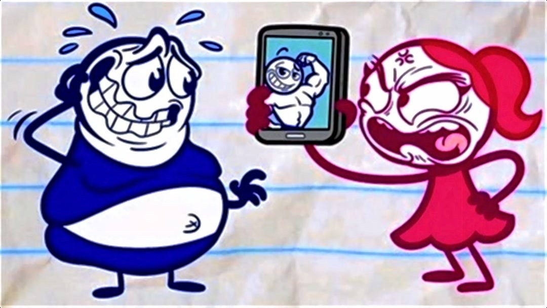 搞笑铅笔动画:灵异事件,照片上的第三人是谁