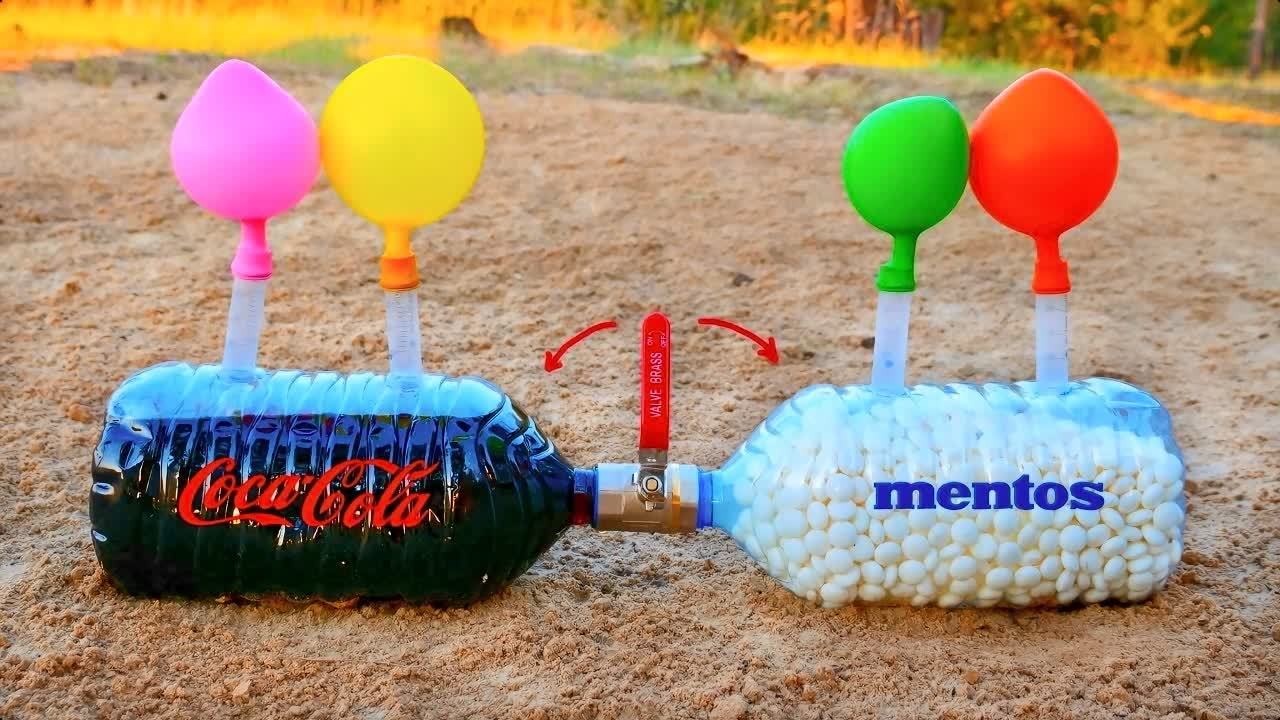 小梦实验室:可口可乐、曼妥思和小苏打,反应超级剧烈