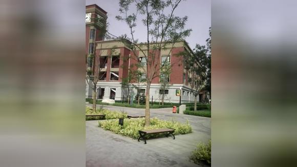 美丽的银川景博学校校园