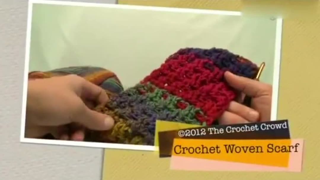 针织编织 如何用钩针编织围巾