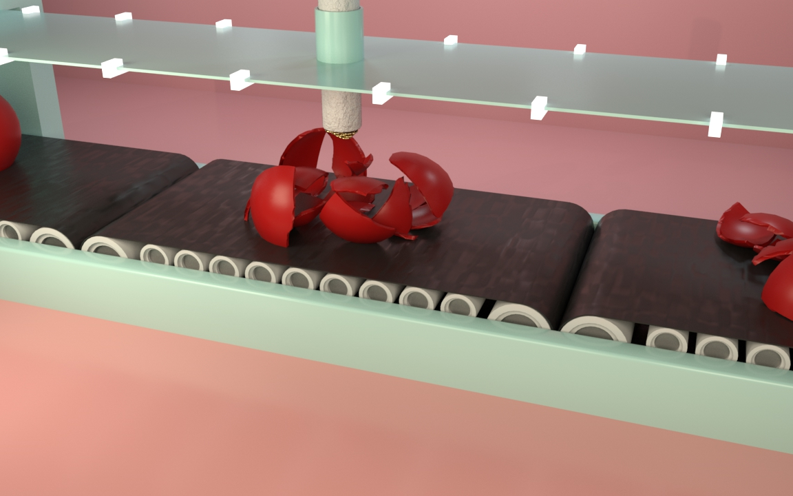 新人的C4D循环动画,附制作流程。