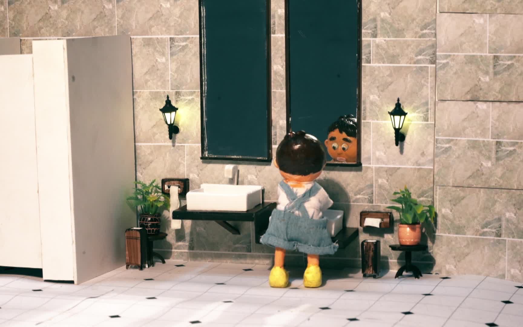 粘土定格动画——节约用纸