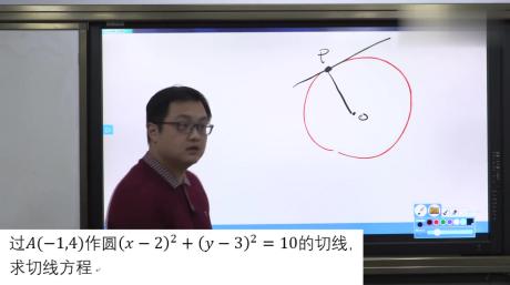 过圆上一点做圆的切线求切线方程问题