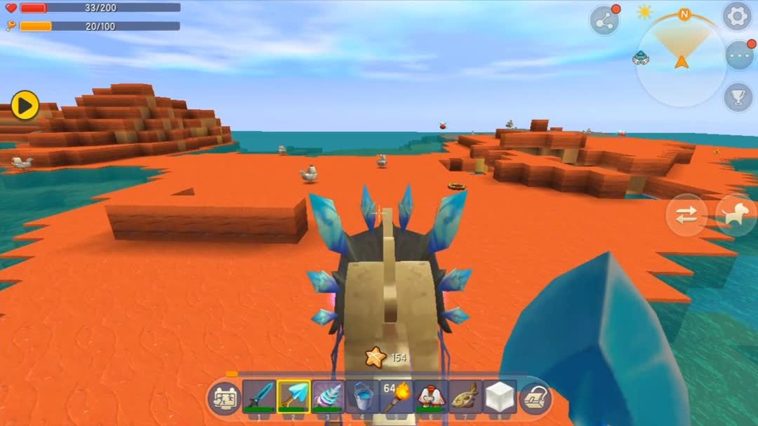 迷你世界:生存到极致就像开挂,半仙千里外无意发现传说中的红土