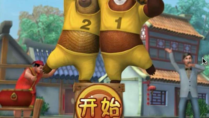 怪物萌萌:熊出没 探险 益智拼图 森林运动会哈 游戏