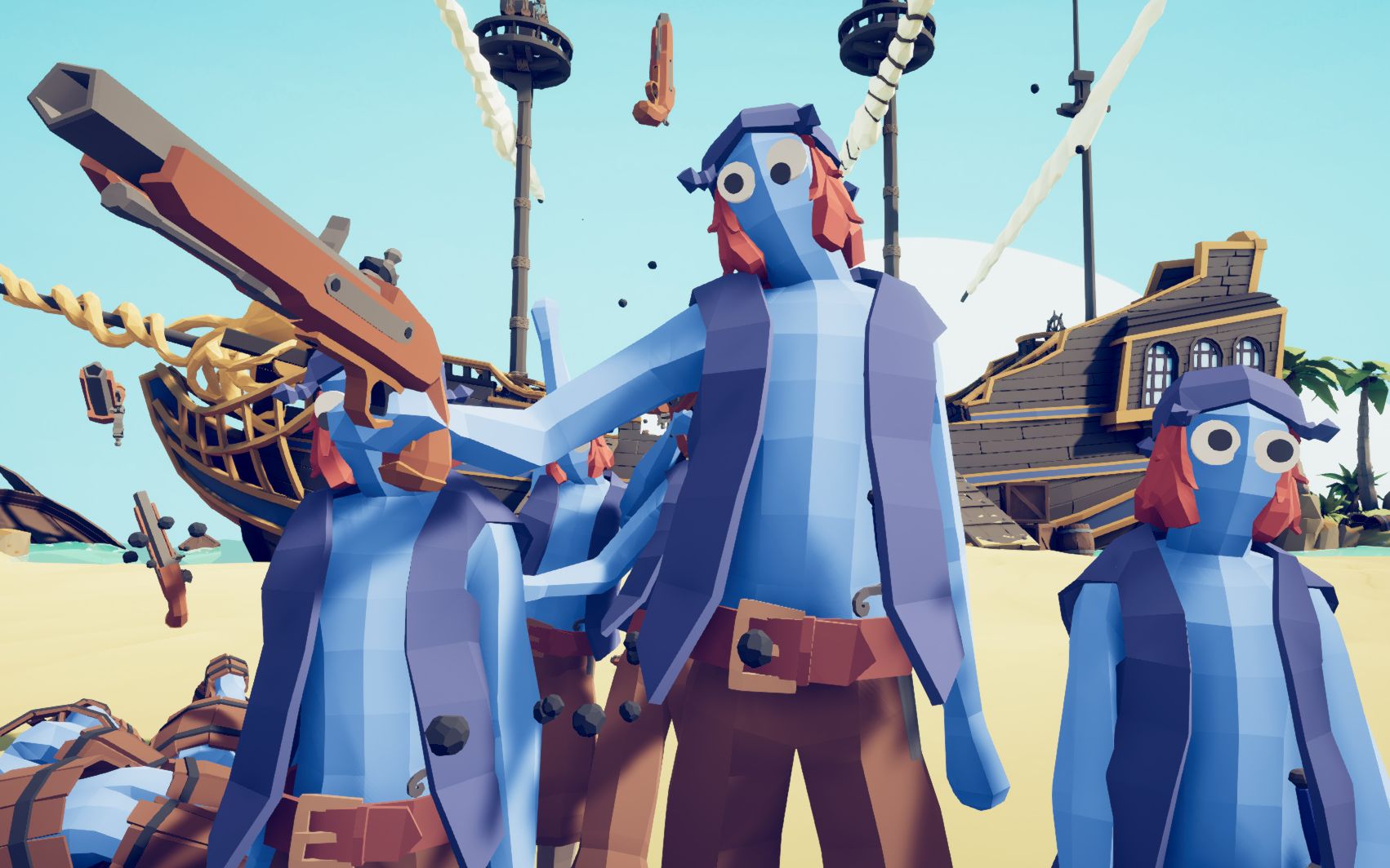 全STEAM最逗B模拟器游戏第二十五集!全面战争模拟器!