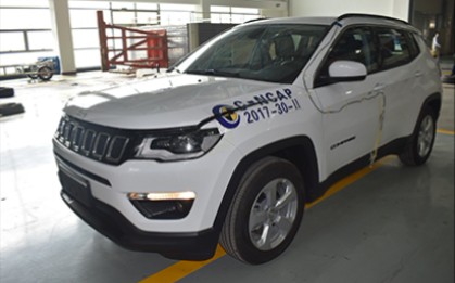 2017 广汽菲亚特克莱斯勒 吉普 指南者 全面碰撞测试 c-ncap