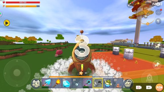 迷你世界:我要去萌眼星准备好了现在就出发啦