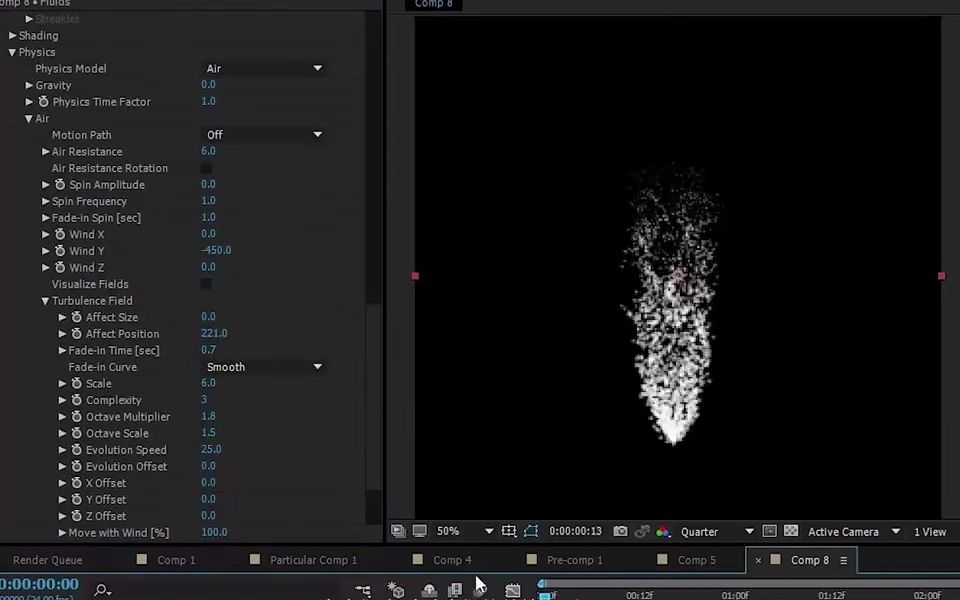 [高清 720P] AE粒子流体效果教程 (1)