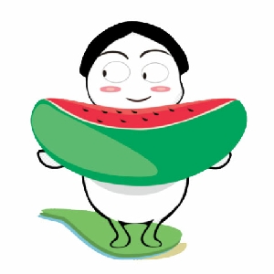 路边啃大瓜 