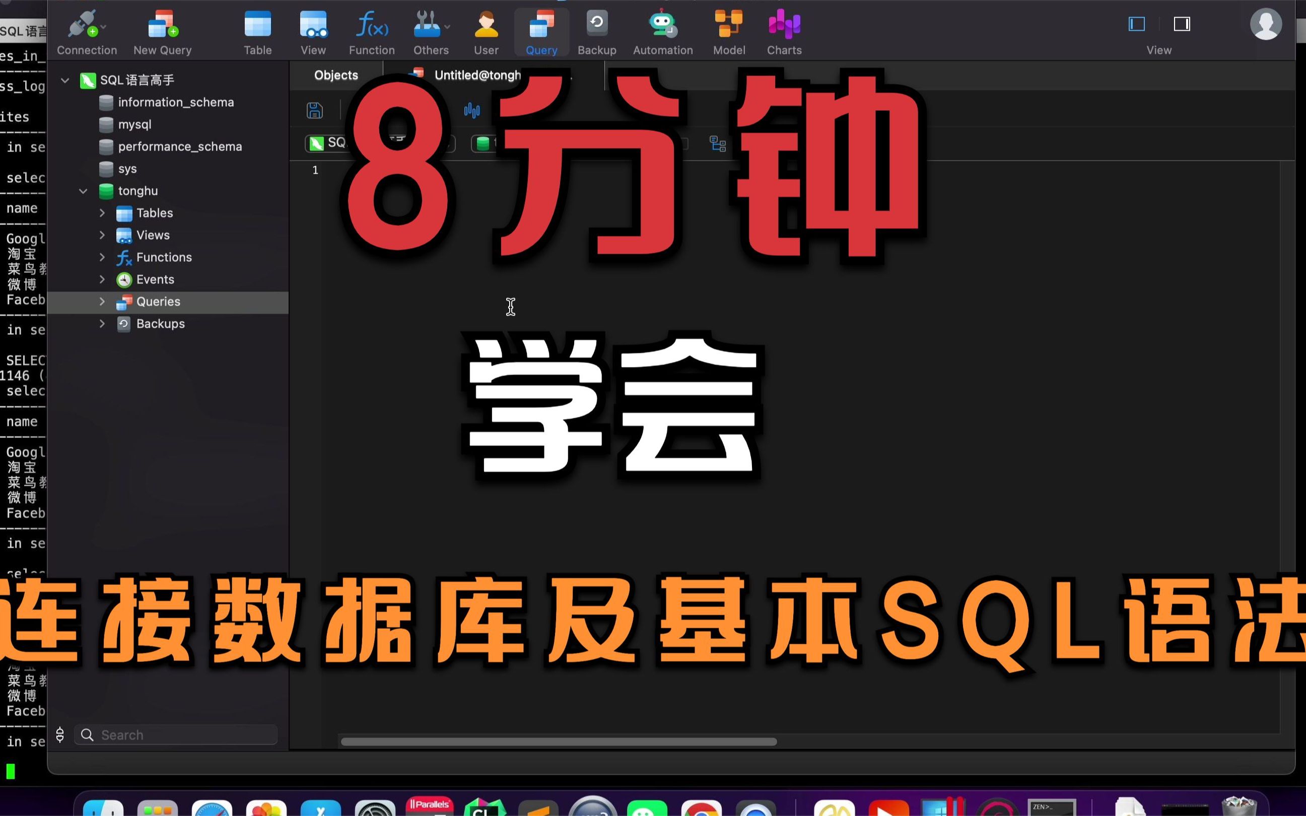《童虎学习笔记》8分钟学会命令行连接数据库及基本SQL语法