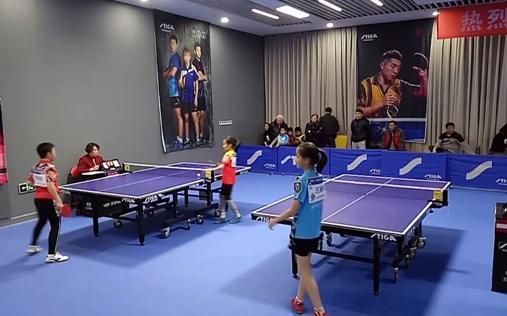 “斯帝卡·明日之星”U15少年乒乓球积分赛 第37期 郭禹同 刘林溪 王...