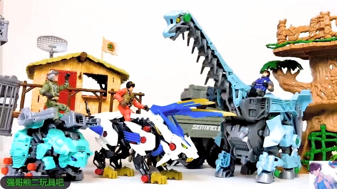 变形金刚-恐龙机甲兽的威力好强大!恐龙变形玩具!