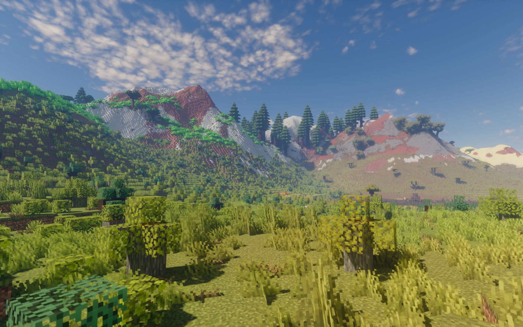 【MC】真实地形与kappa光影的结合 宛如照片