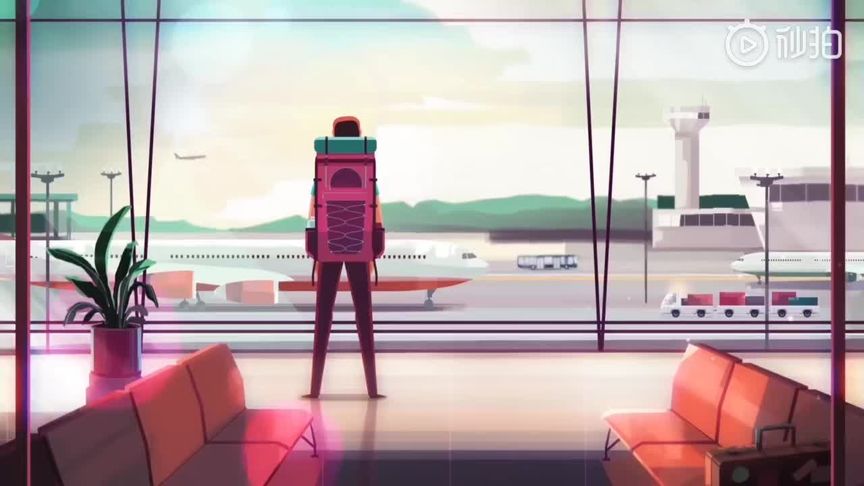 #创意短片 #动画制作 #动效设计 #MG动画 机场宣传动画短片