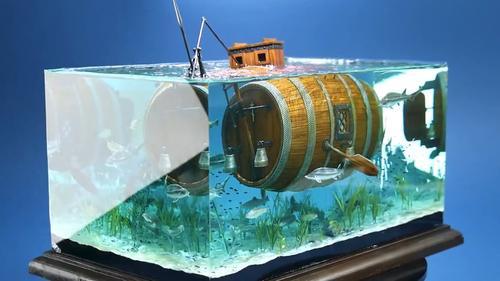 手工制作老式潜水艇